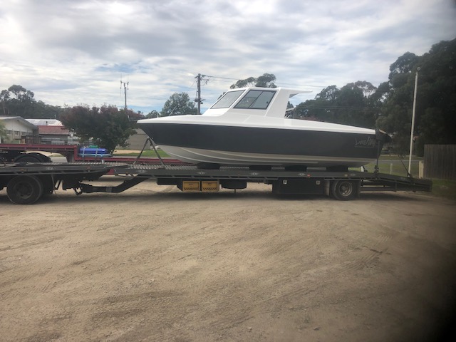 New White Pointer Boat - Load Up Transport